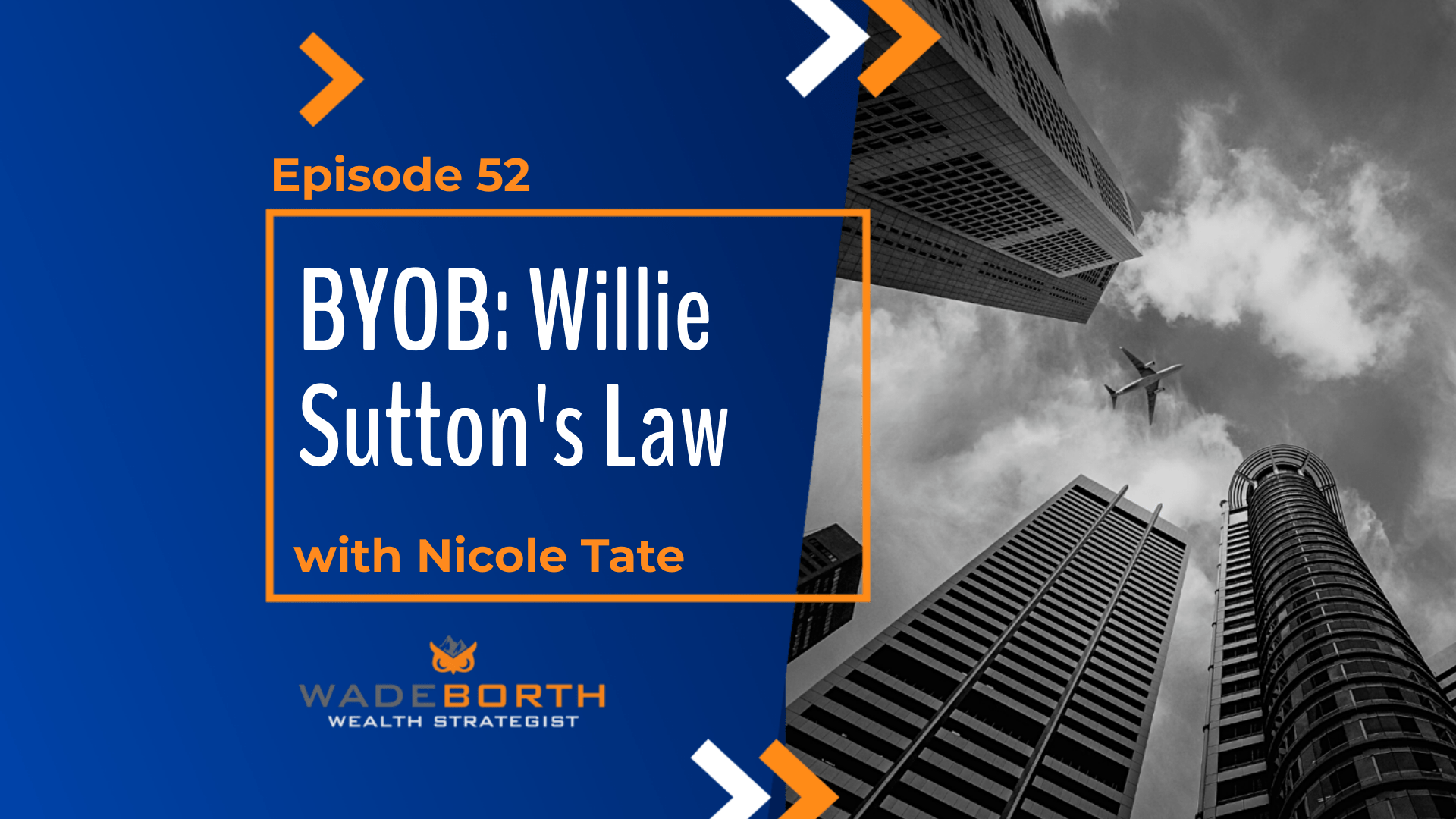 BYOB: Willie Sutton's Law with Nicole Tate - Sage Wealth Strategy